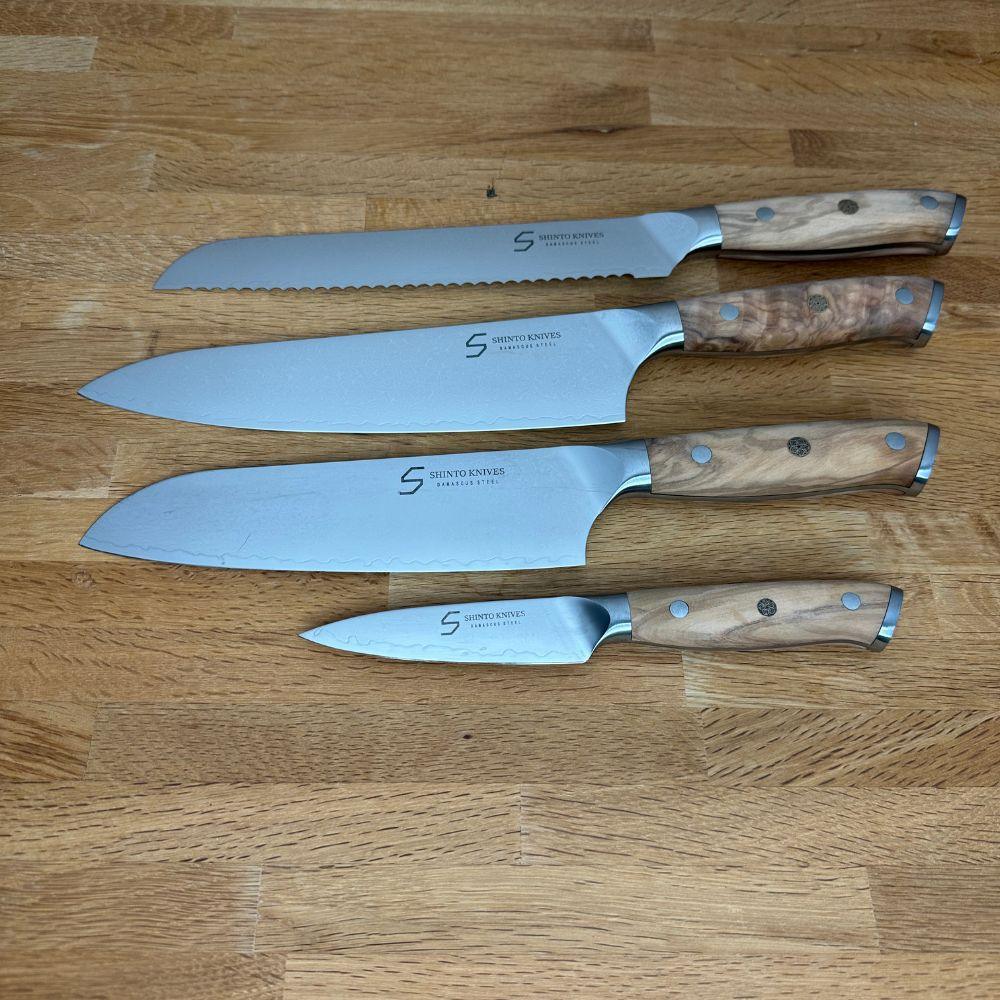 Køb Damaskus knive og knivsæt - Shinto knives